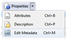 Editing Metadata