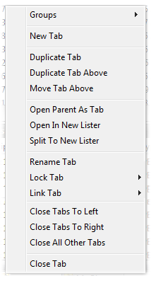Tabs