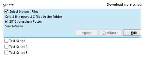 New Scripting Interface