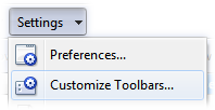 Editing the Toolbar