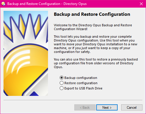 Backing up and Restoring Preferences