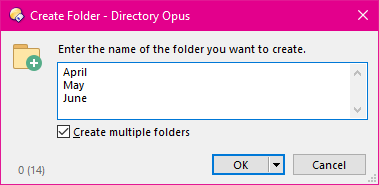 Creating Folders