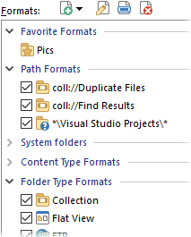 Folder Formats