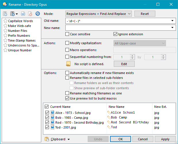Regular Expressions + Find and Replace