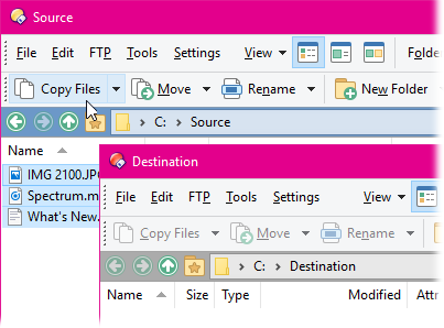 Source and Destination