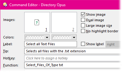 User-defined commands