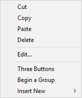 Toolbar Context Menus