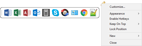 Controlling Floating Toolbars